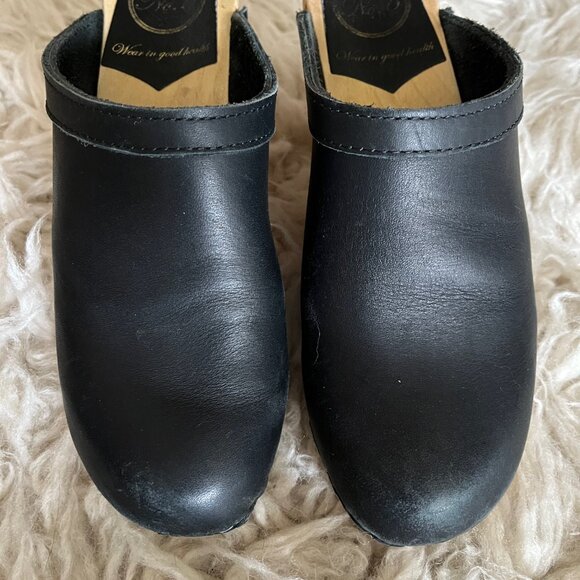 No. 6 | Shoes | No 6 Old School Clog On High Heel In Black Size 39 ...